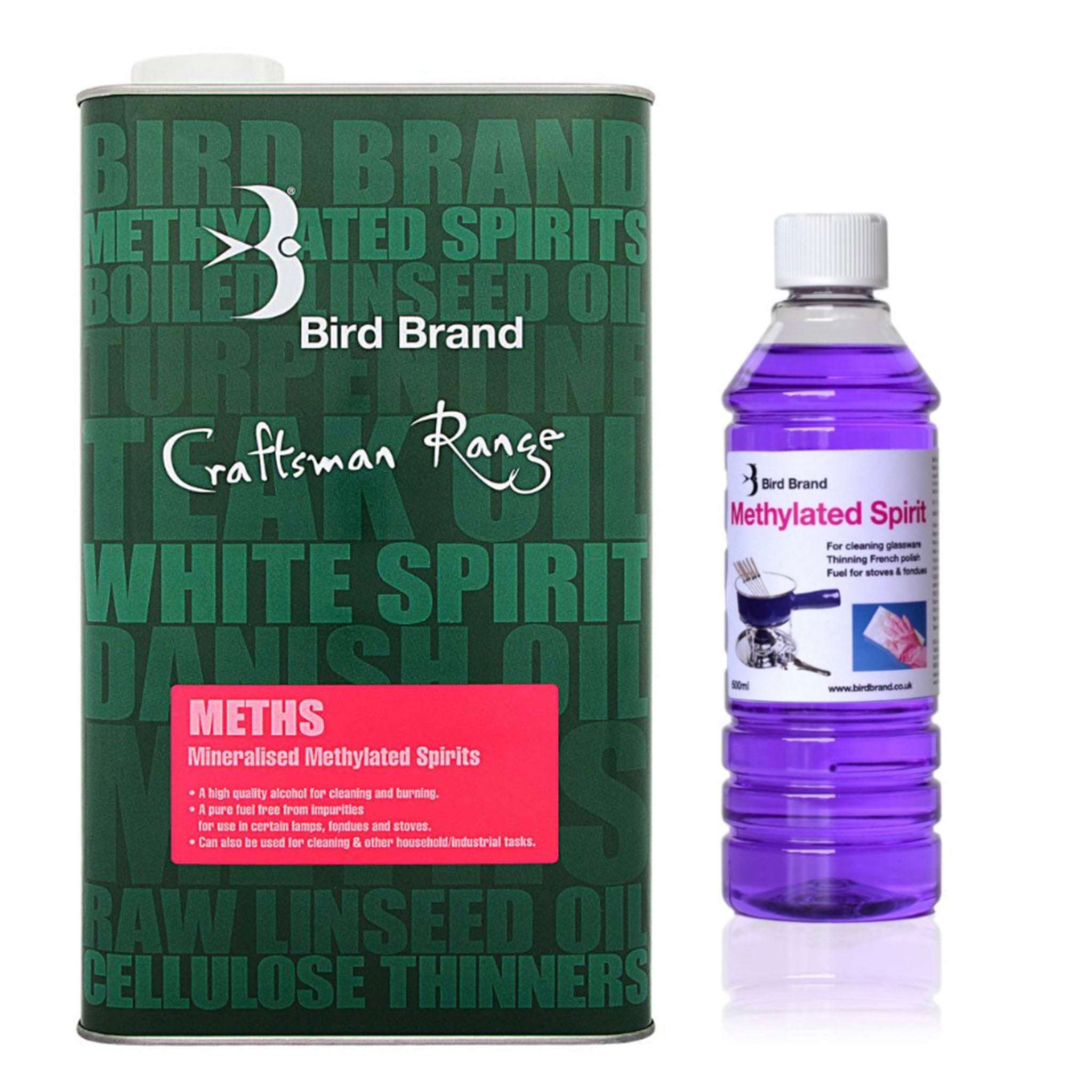 Bird Brand Methylated Spirit Cleaner And Fuel