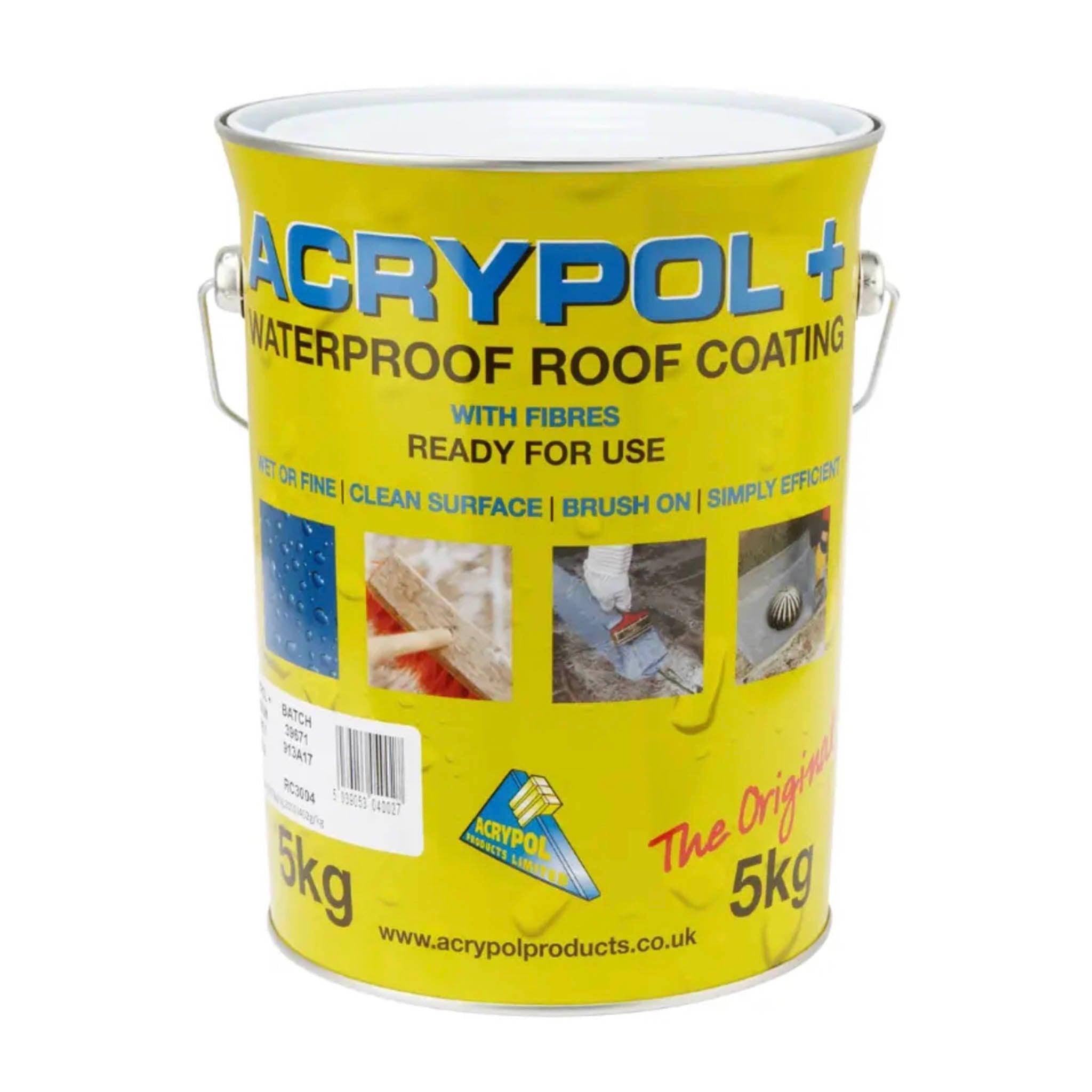 Acrypol Plus Waterproof Roof Coating Acrylic 5kg