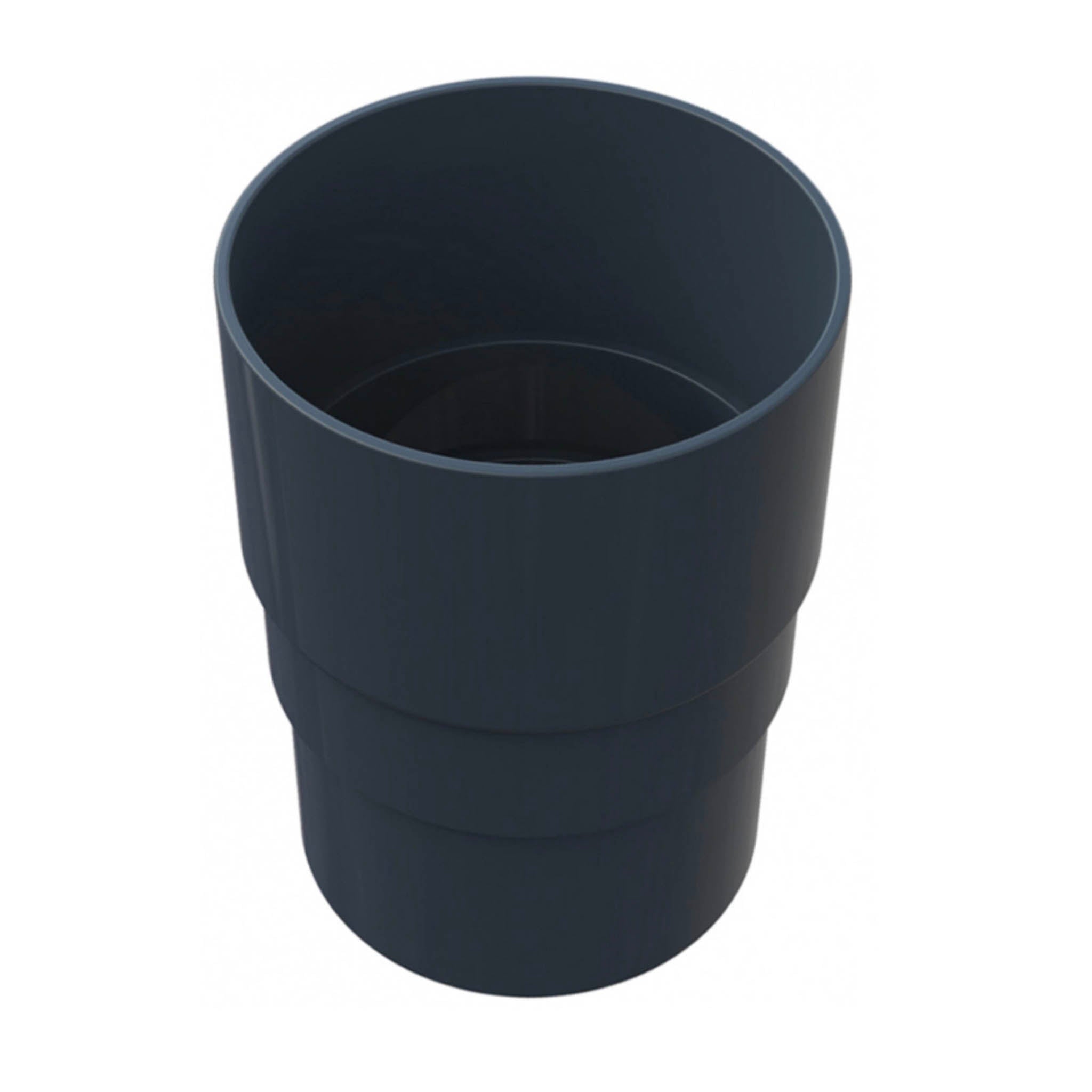 Anthracite Grey Round Downpipe Socket