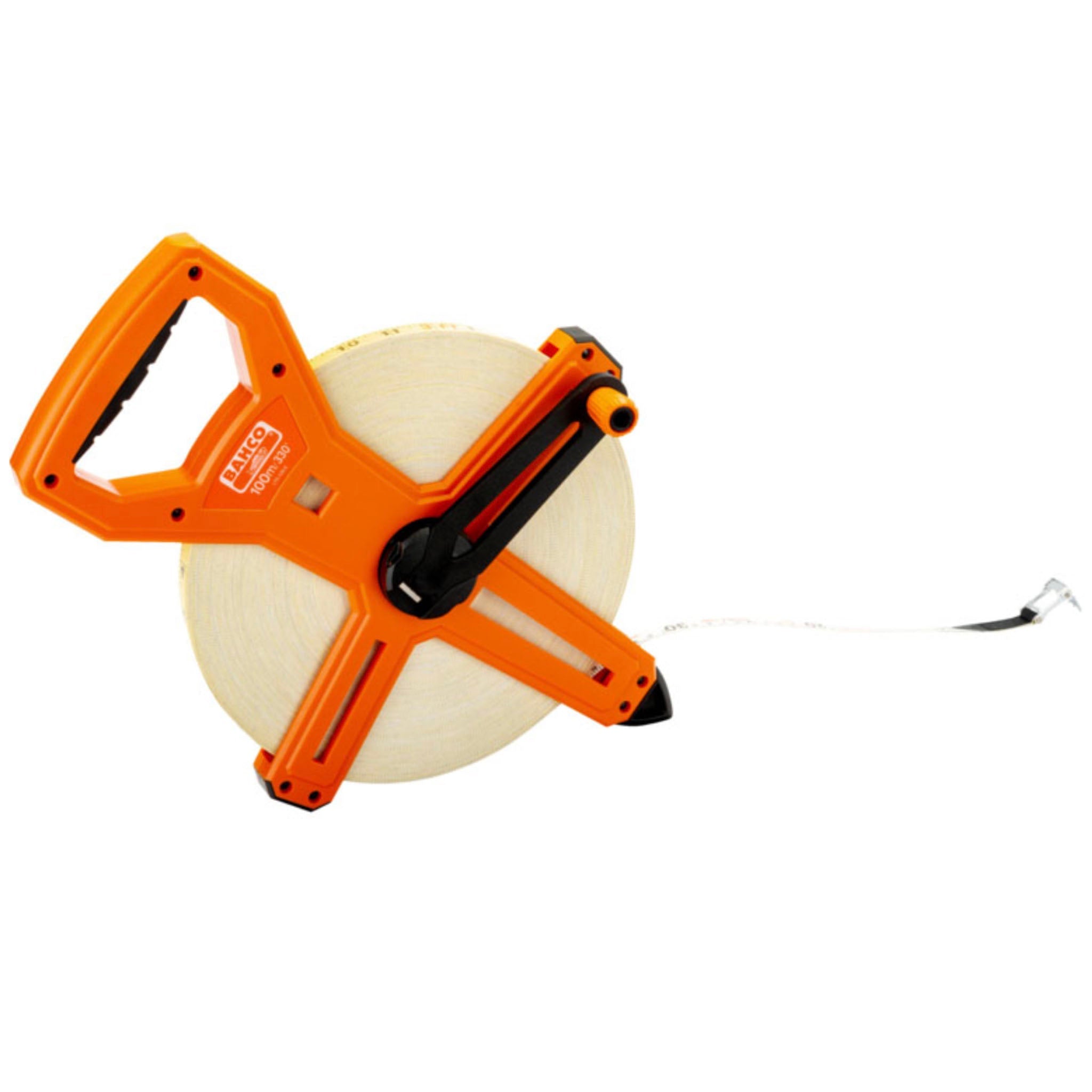 Bahco LTS Open Reel Surveyors Fibreglass Measuring Tape - 100 Metres ...