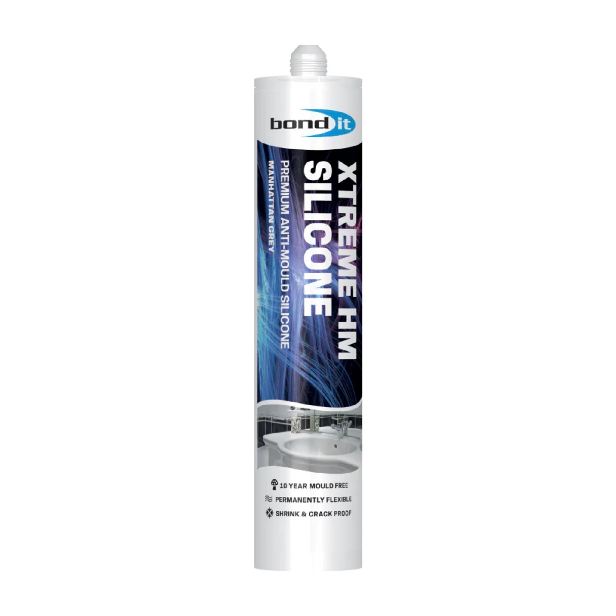 Bond-It Xtreme Manhattan Grey Bath and Sanitary Silicone