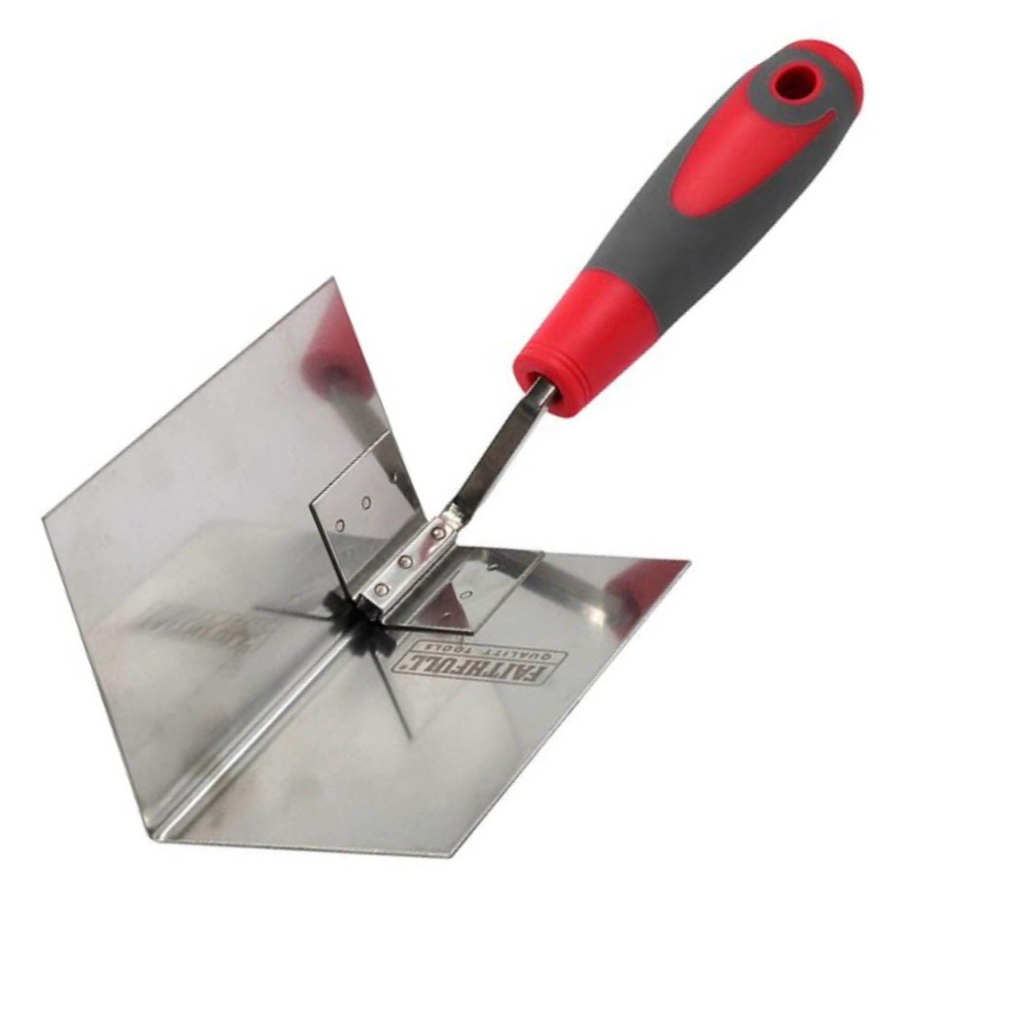 Faithfull Internal Corner Trowel Stainless 100mm x 75mm