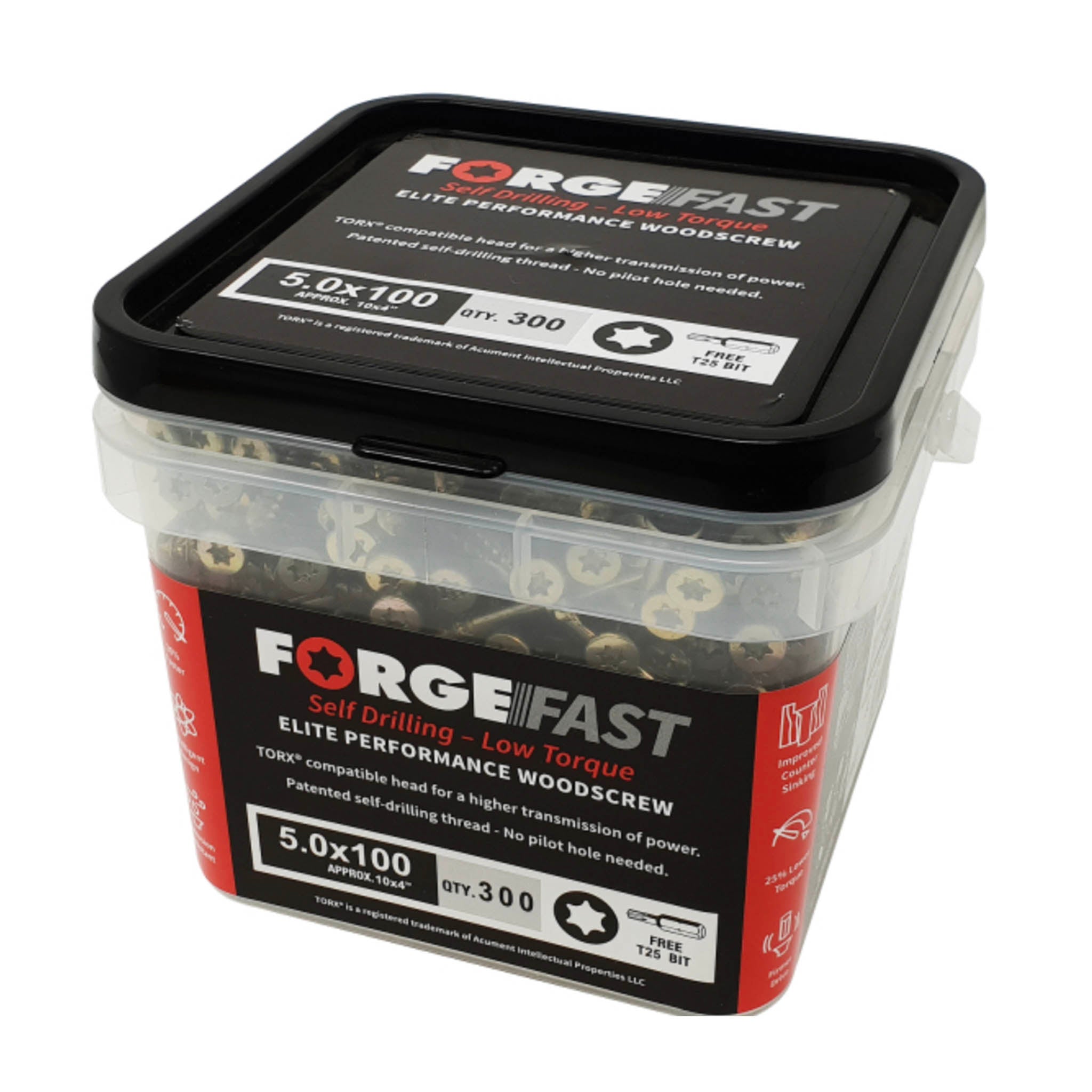 ForgeFast Multi Purpose Self Drilling Wood Screw Tub – Transtools Online