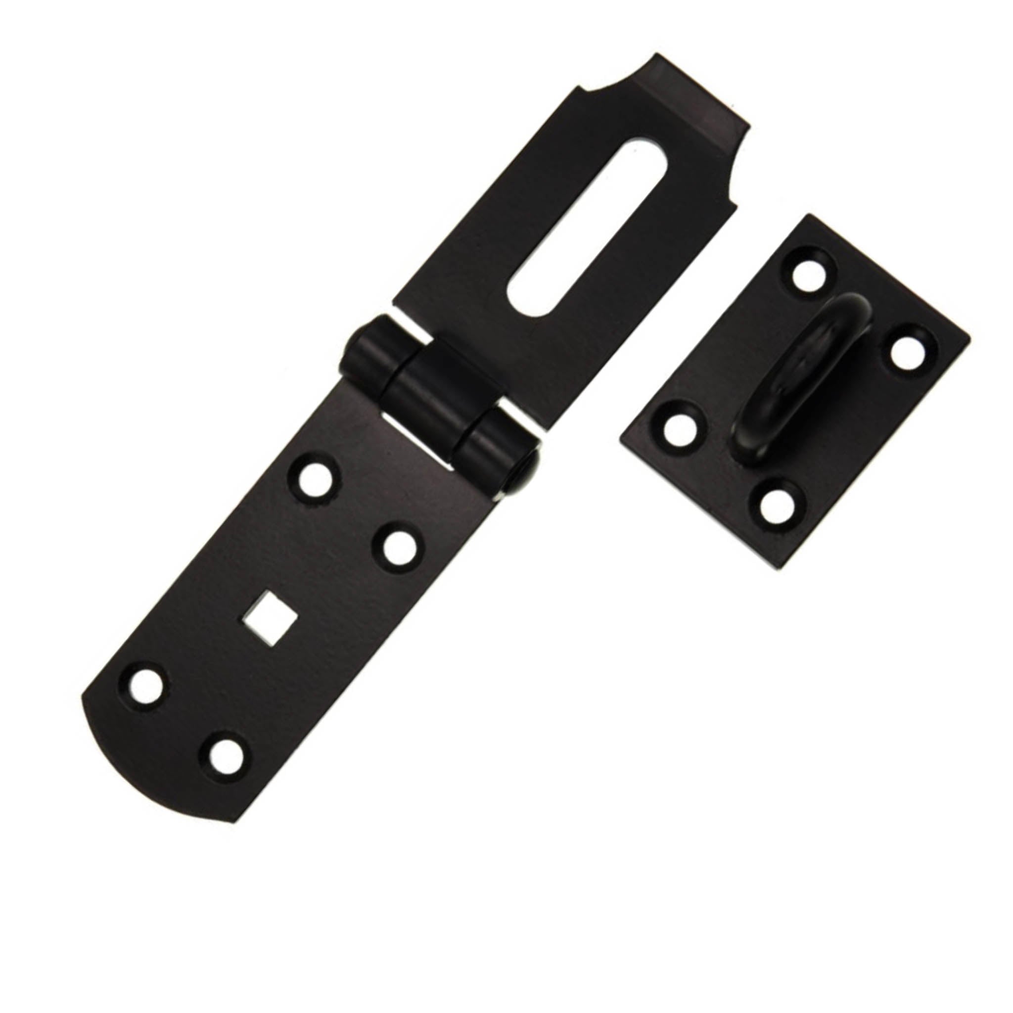 Frisco Hasp And Staple Heavy Duty Black 200mm
