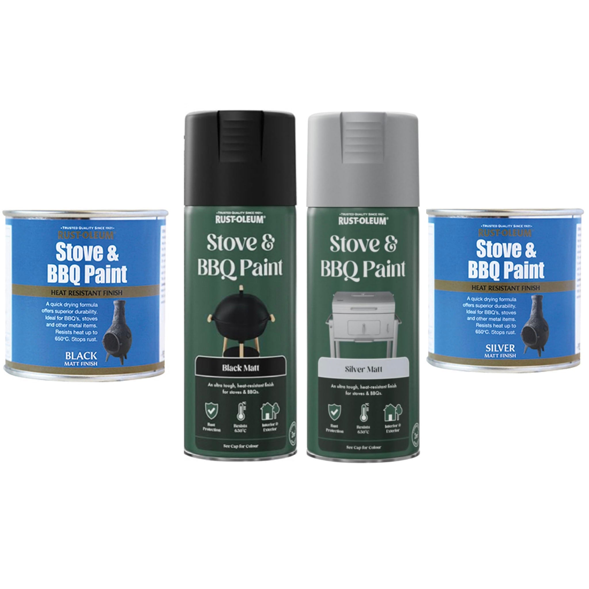 Rust-Oleum Stove and BBQ Heat Resistant Paint - Transtools Online