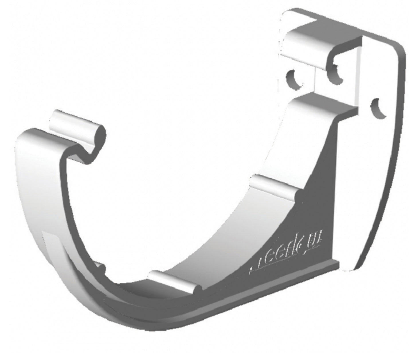 WHITE ROUND GUTTER BRACKET – Transtools Online